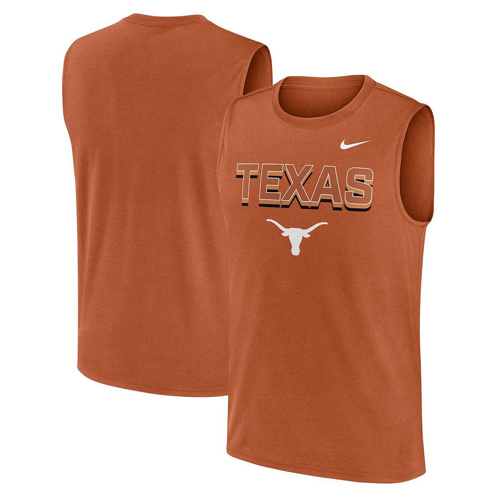 Men's Nike Texas Orange Texas Longhorns Primetime Tricode Legend ...