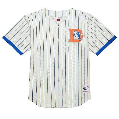 Men's Mitchell & Ness Cream Denver Broncos Final Seconds Vintage Logo ...