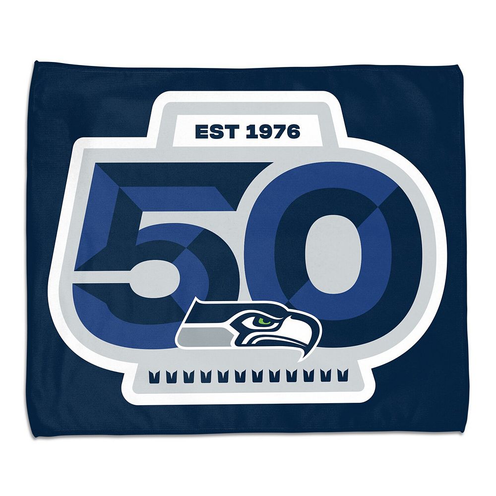 "WinCraft Seattle Seahawks 50th Anniversary 15"" x 15"" Rally Towel"