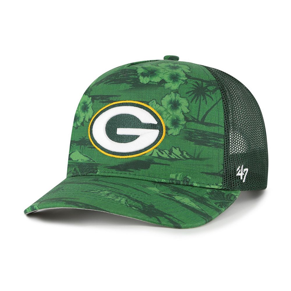 Men's '47 Green Green Bay Packers Fiji Trucker Adjustable Hat