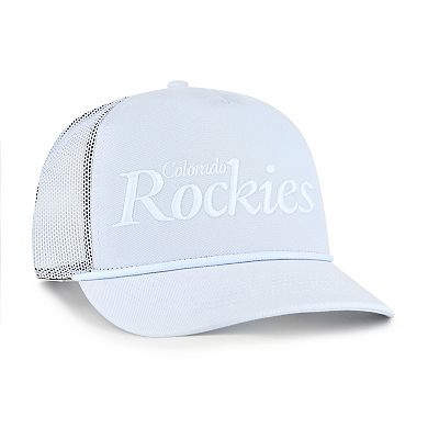 Men's '47 Light Blue Colorado Rockies Foundation Script Hitch ...