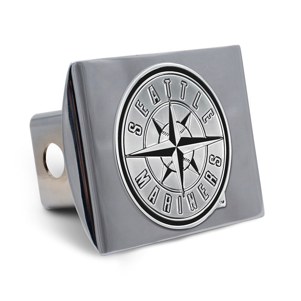 WinCraft Seattle Mariners Premium Metal Chrome Hitch Cover