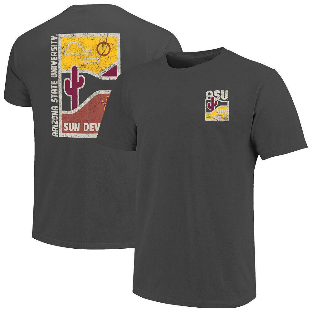 Men's Graphite Arizona State Sun Devils Comfort Colors Minimal Vista ...