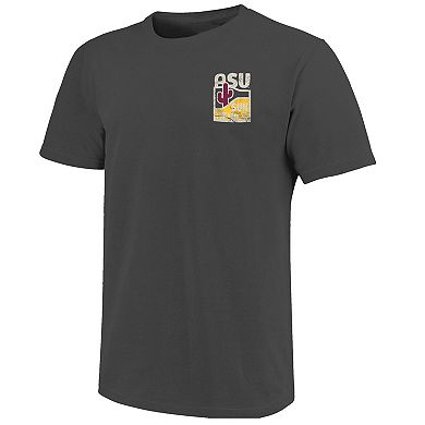 Men's Graphite Arizona State Sun Devils Comfort Colors Minimal Vista ...