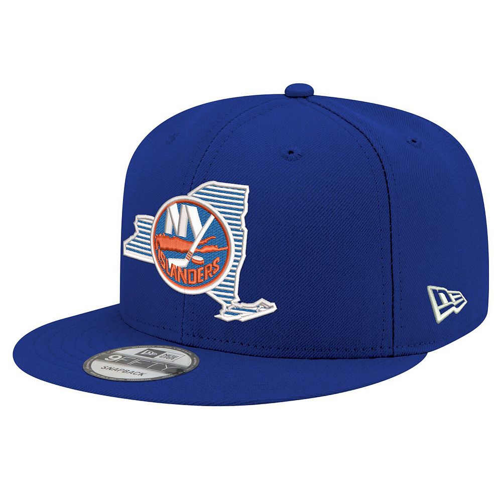 Men's New Era Royal New York Islanders State Pride 9FIFTY Snapback Hat