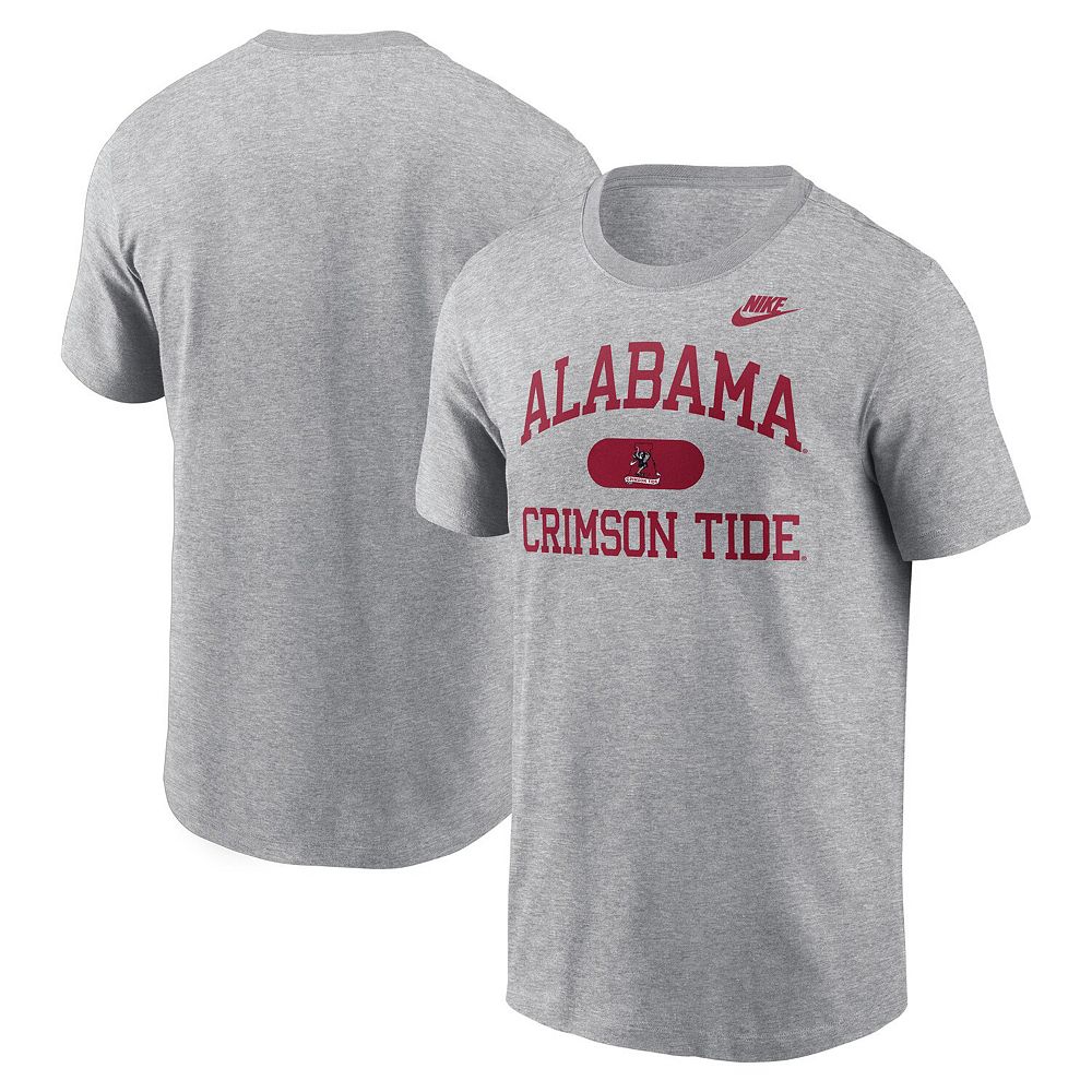 Men's Nike Heather Gray Alabama Crimson Tide Legacy Alma Mater T-Shirt