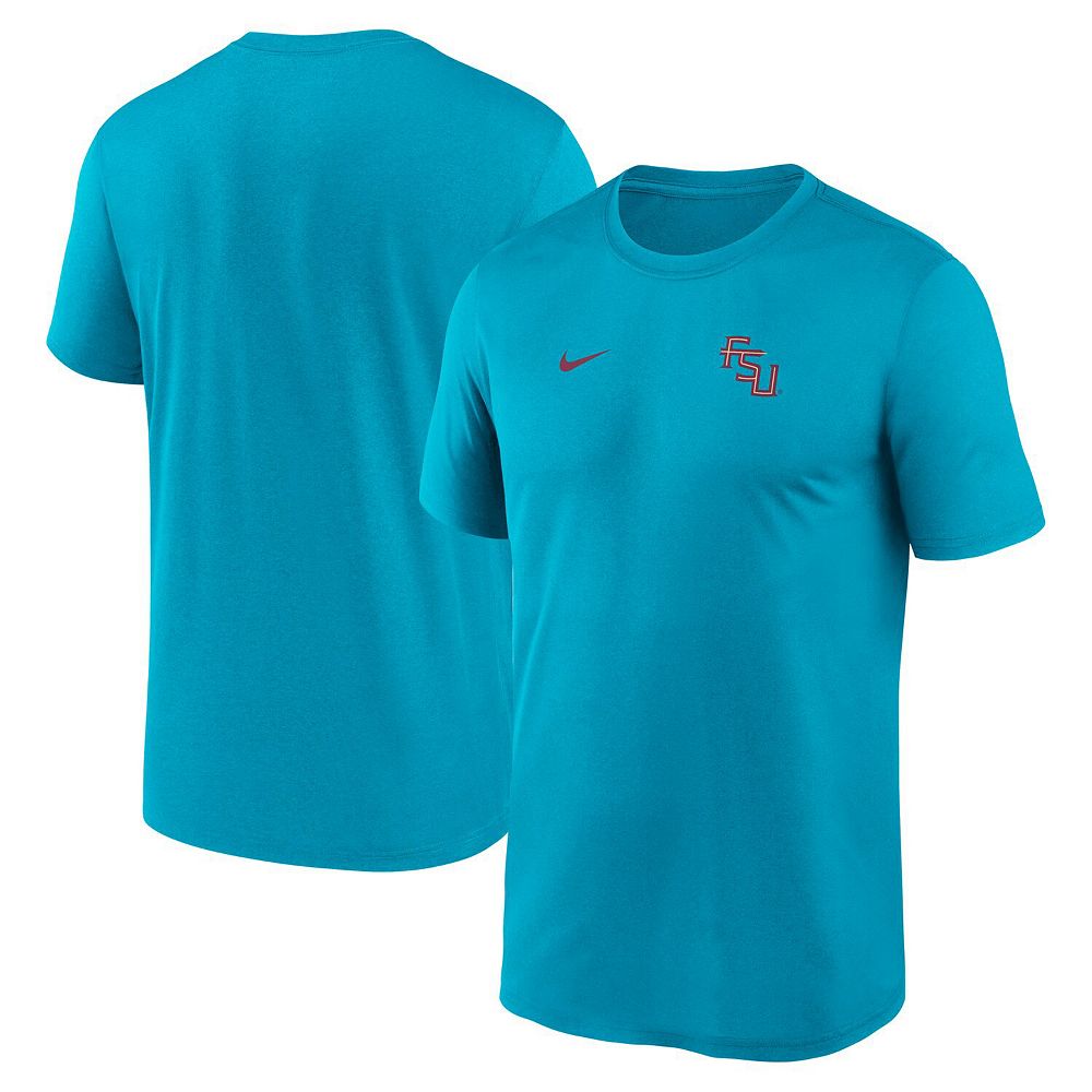 Men's Nike Turquoise Florida State Seminoles 2025 Sideline Small Logo ...