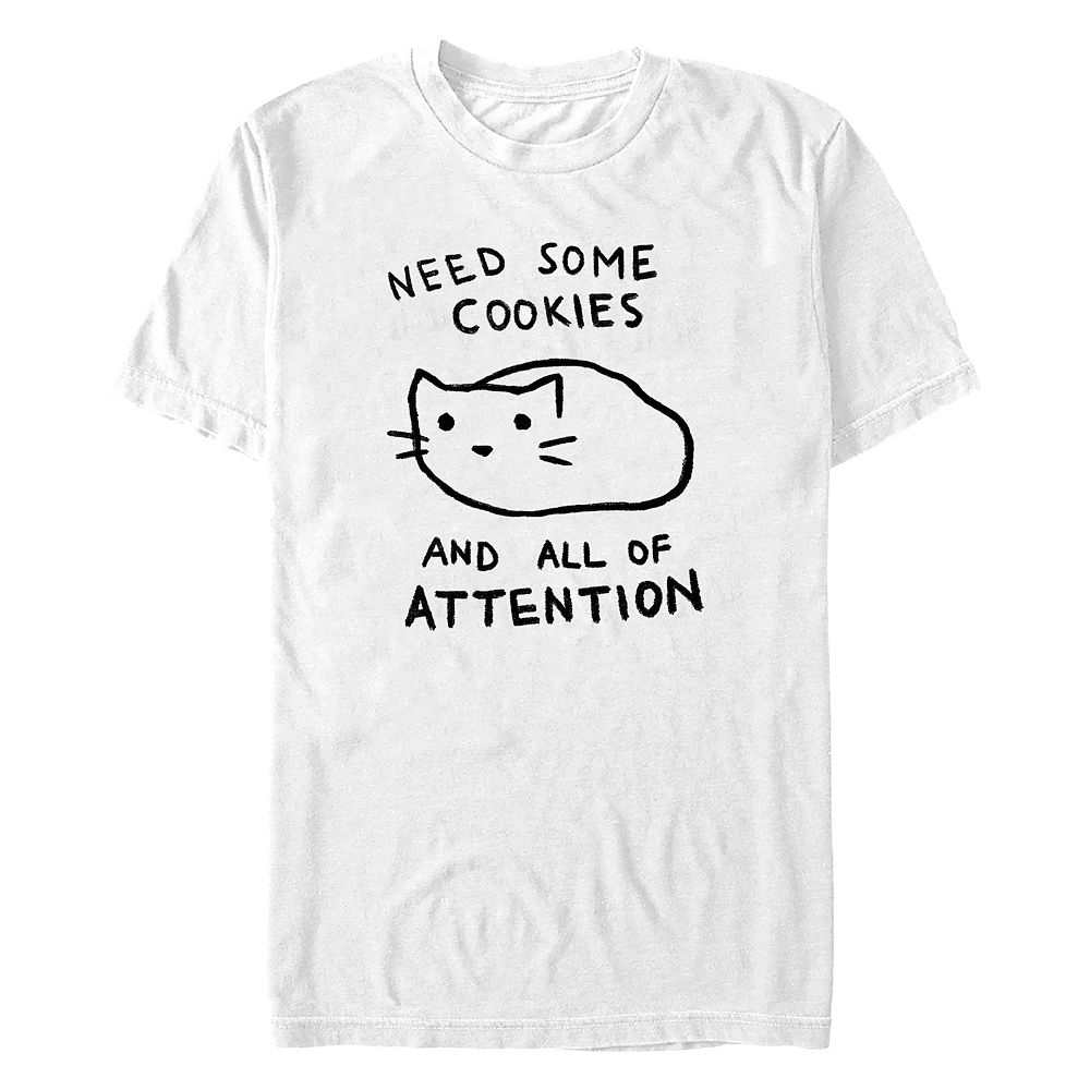 Big & Tall Need Some Cookies And Attention Graphic Tee