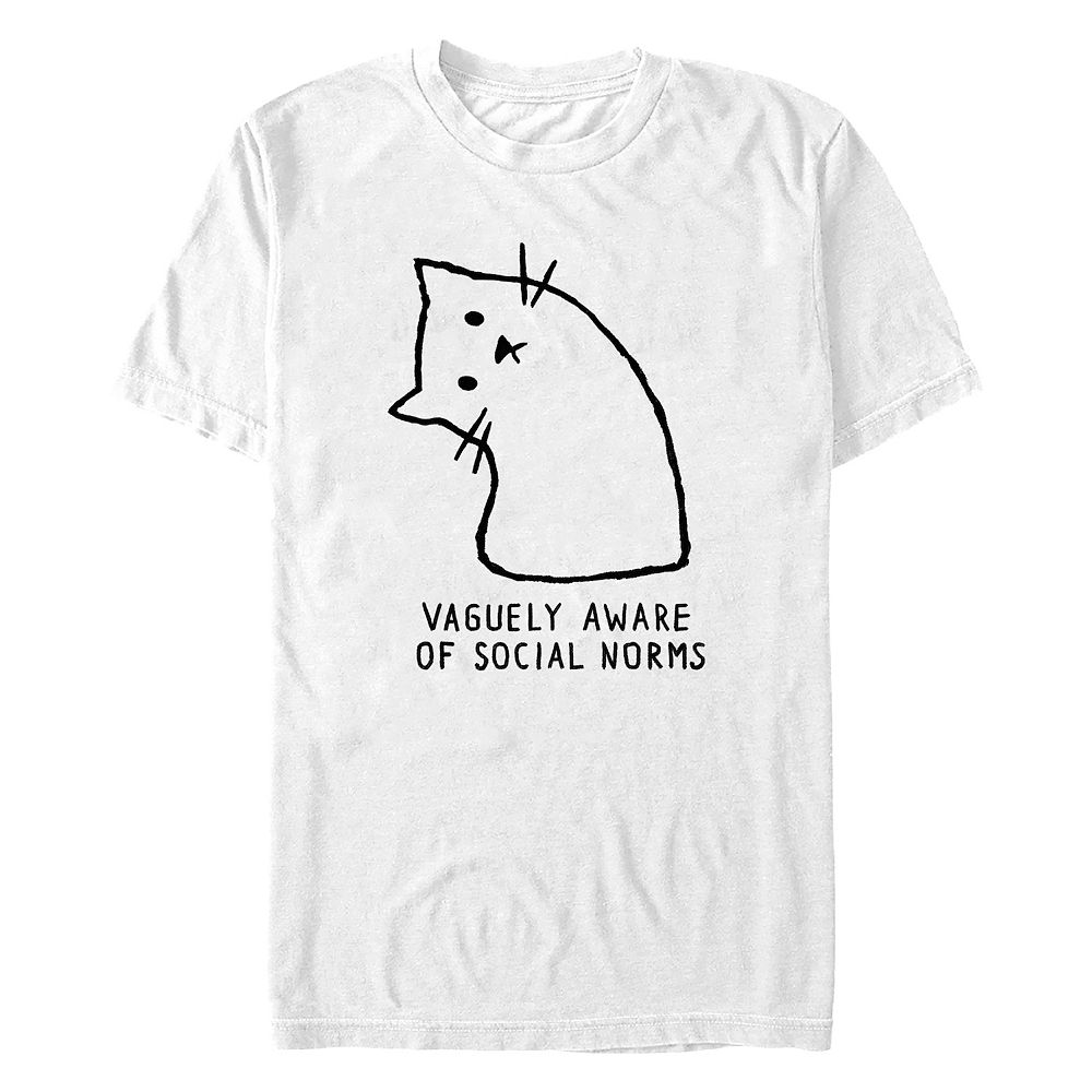 Big & Tall Vaguely Aware Of Social Norms Graphic Tee