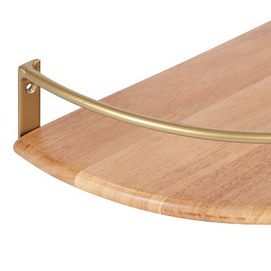 Camryn Semi Circle Shelf Set