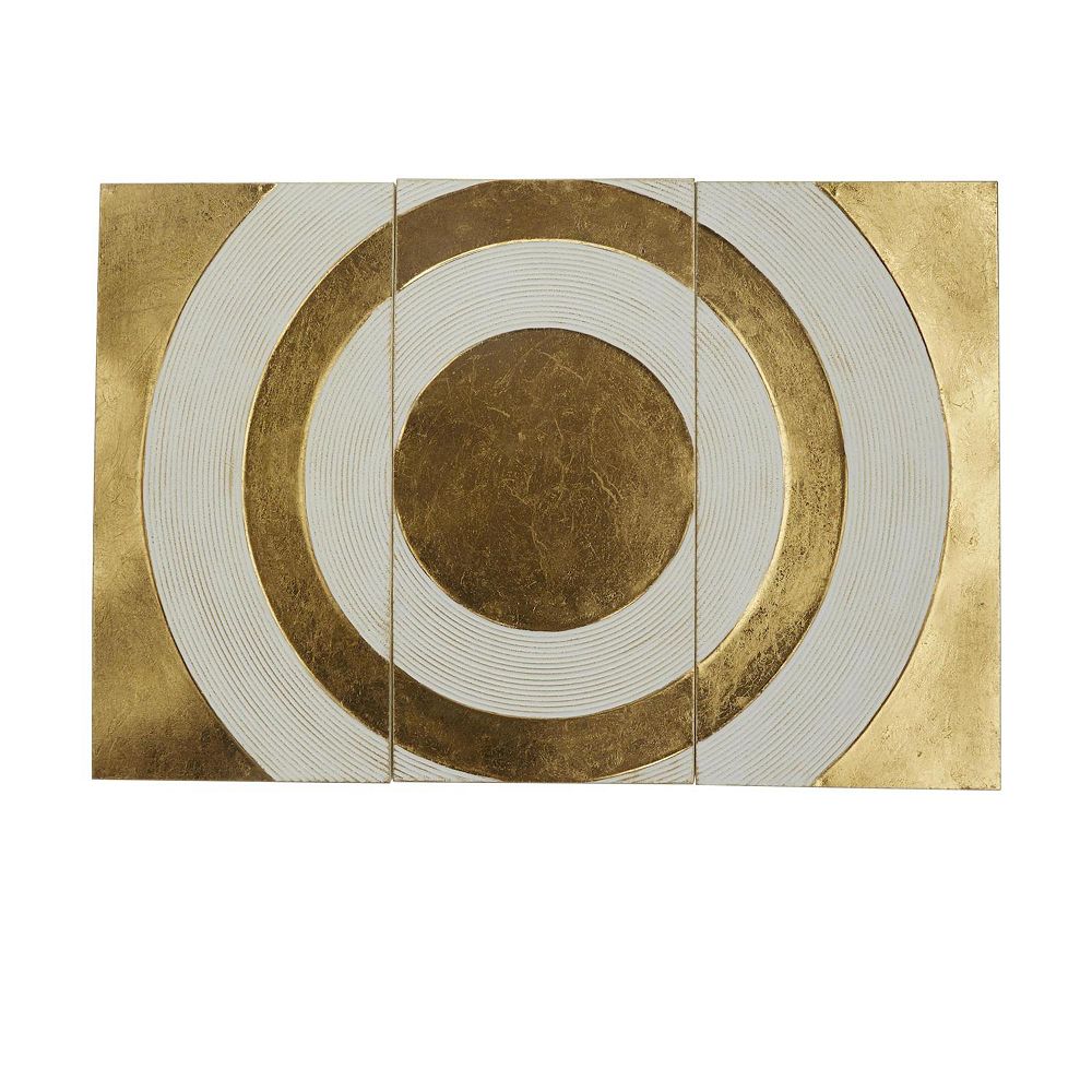 CosmoLiving by Cosmopolitan Metal Circle Design Wall Decor