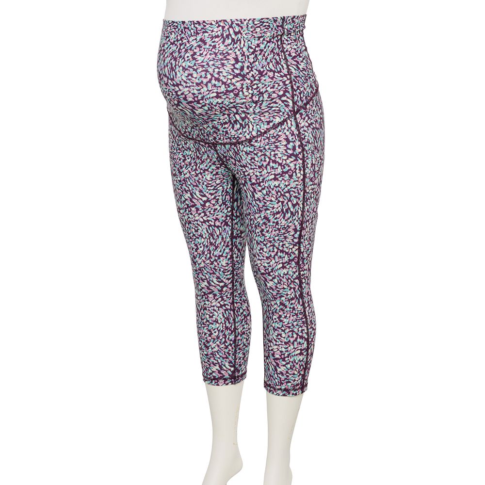 Plus Size Maternity Tek Gear® Ultrastretch High Rise Capri Leggings