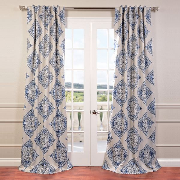 EFF Henna Room Darkening Bedroom Window Curtain Panel - 50x108