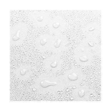 iDesign Solid Polyester Stall Shower Curtain 2-pk.