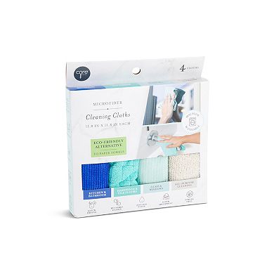 Core Kitchen 4-pk. Microfiber Cleaning Cloths Set