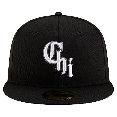 Men's New Era Black Chicago White Sox 125th Anniversary 59FIFTY ...