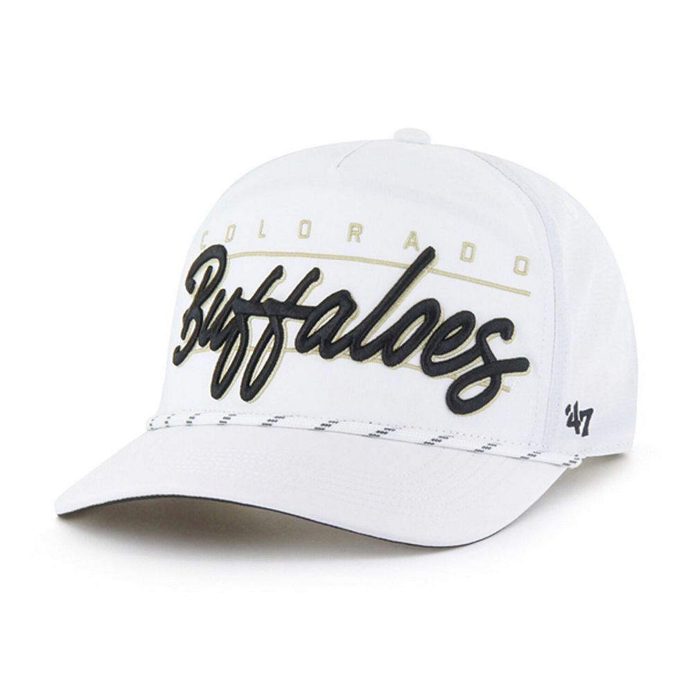 Men's '47 White Colorado Buffaloes Condor Hitch brrr Adjustable Hat