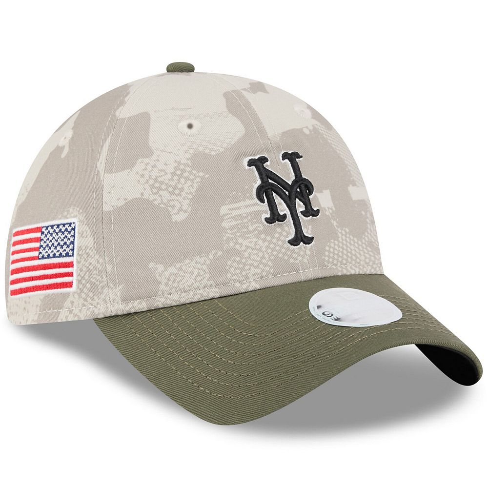 Women's New Era Light Beige/Olive New York Mets 2025 Armed Forces Day ...