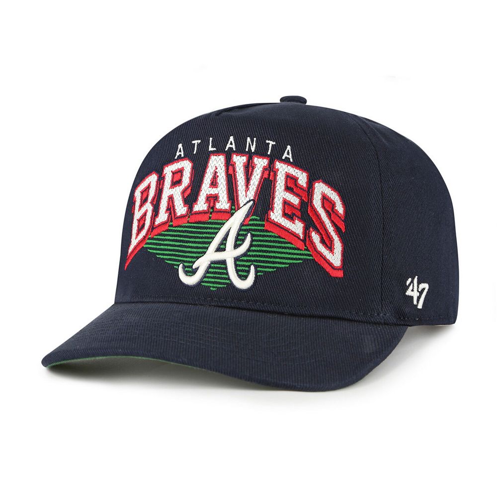Men's '47 Navy Atlanta Braves Pomona Hitch Adjustable Hat