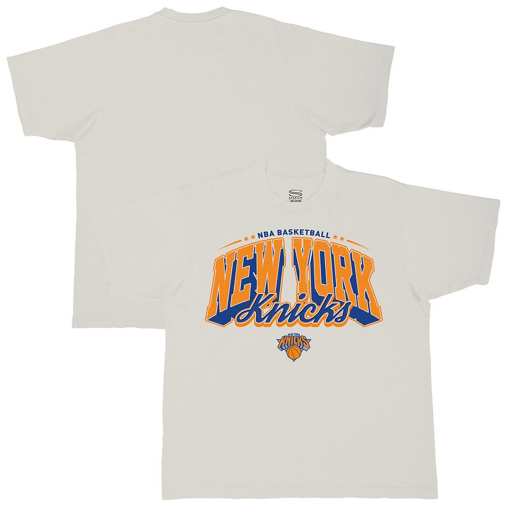 Men's Stadium Essentials Cream New York Knicks Your Way Oversized Urban ...