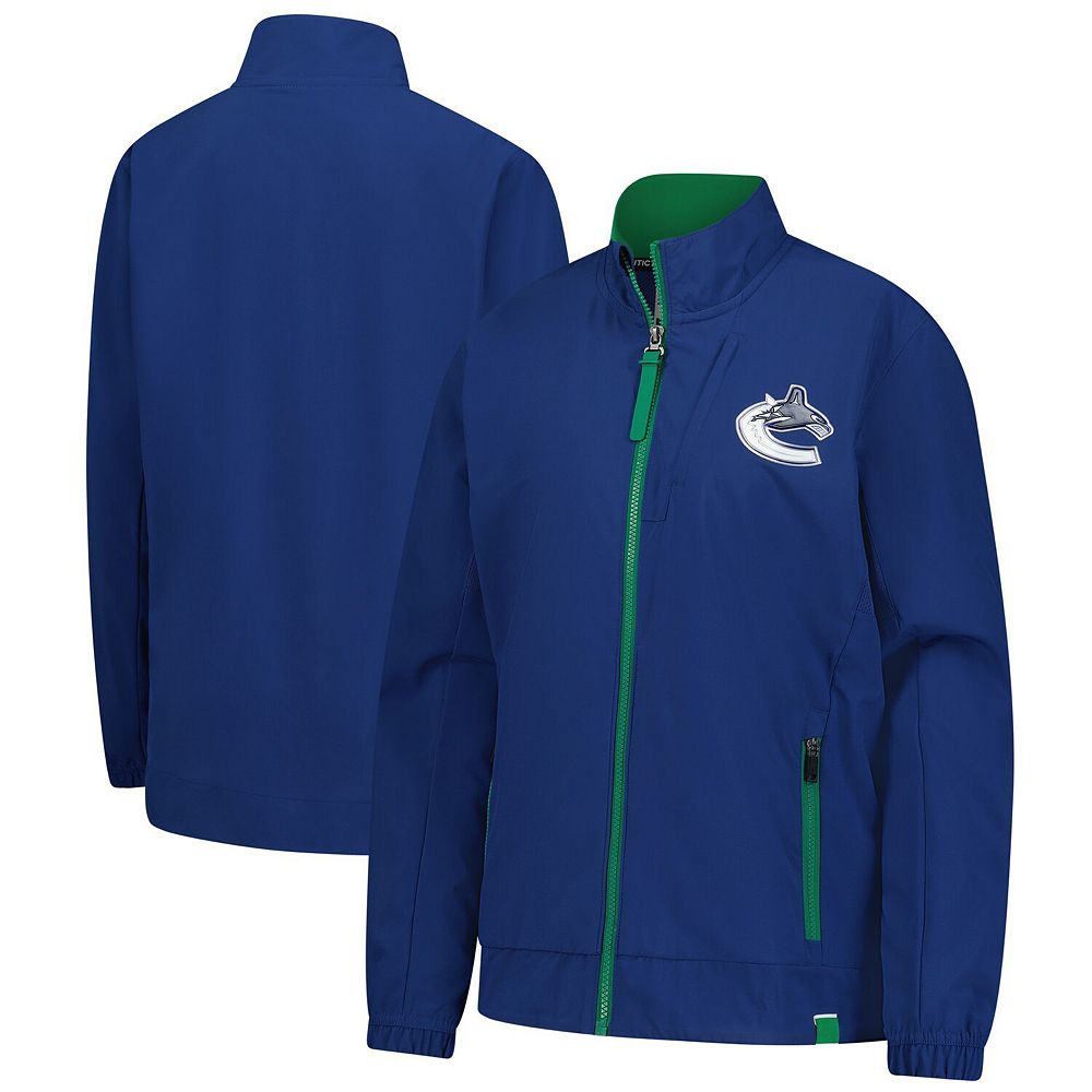 Women's Fanatics Blue Vancouver Canucks Authentic Pro Rink Coaches Full ...