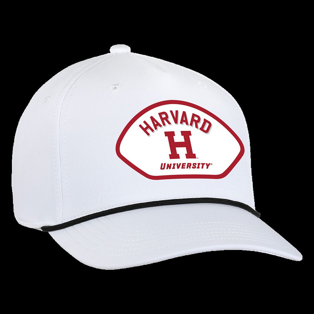 Men's Ahead White Harvard Crimson Alto Rope Adjustable Hat