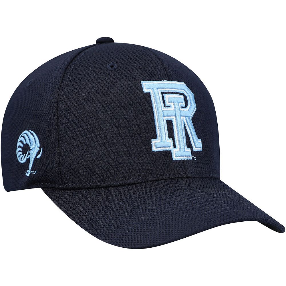 Men's Top of the World Navy Rhode Island Rams Reflex Hybrid Tech Flex Hat