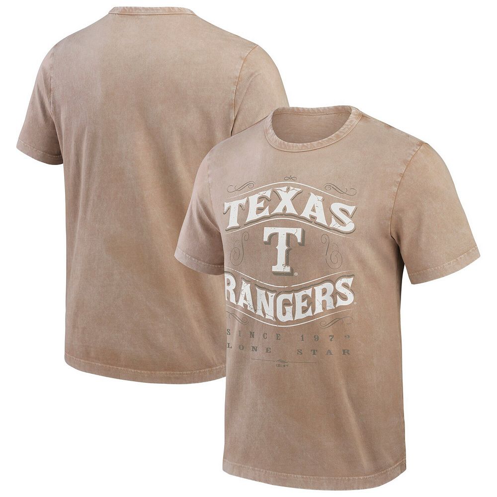 Men's Darius Rucker Collection by Fanatics Tan Texas Rangers Sun Faded ...