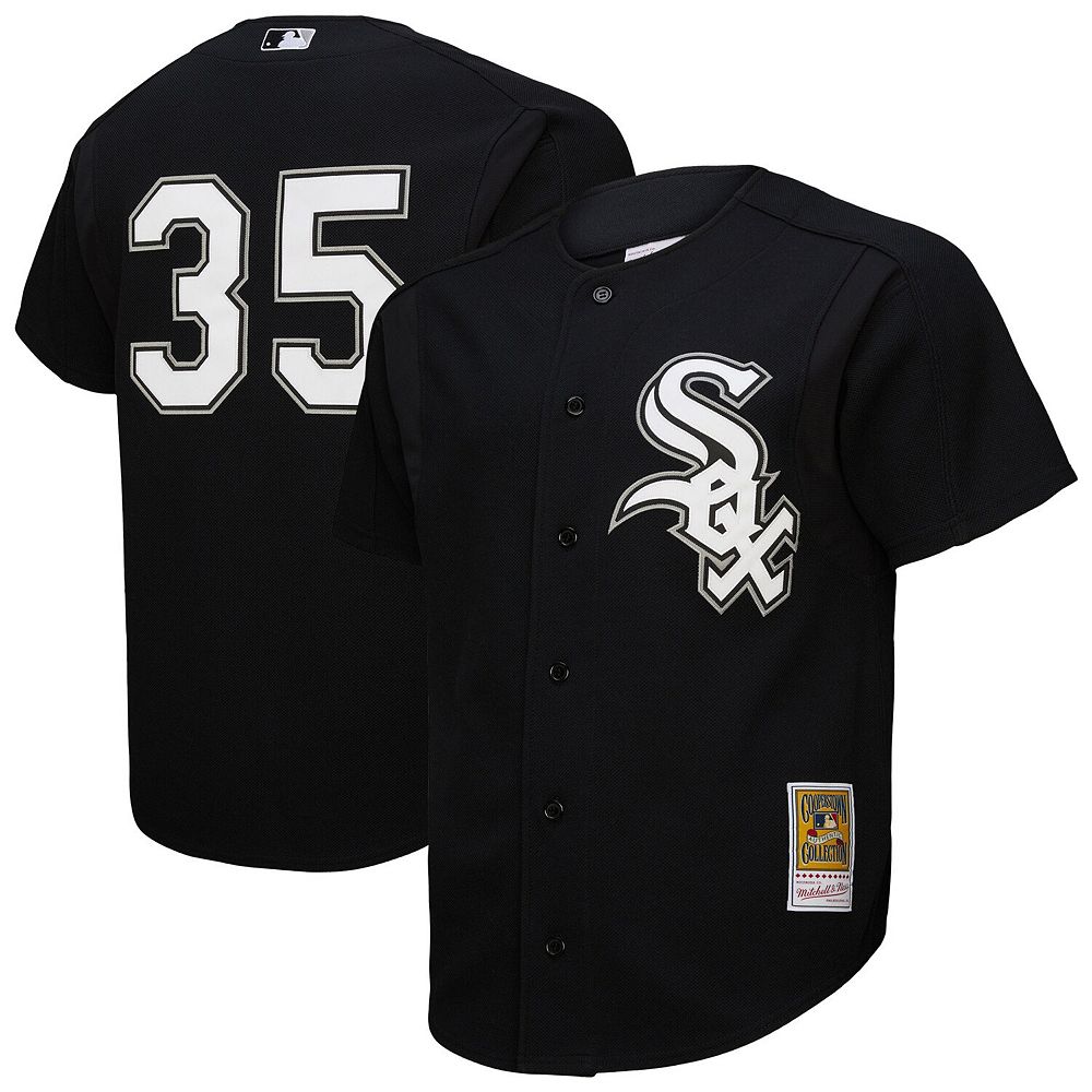 Men's Mitchell & Ness Frank Thomas Black Chicago White Sox Authentic ...