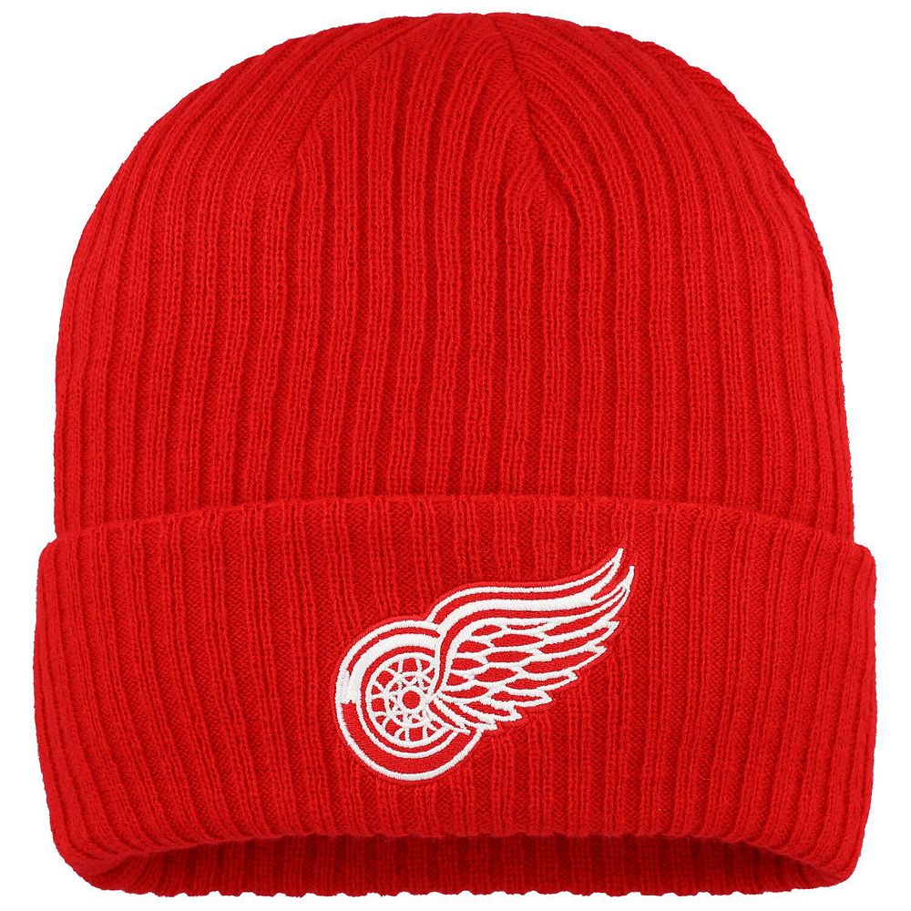 Men's Fanatics Red Detroit Red Wings Logo Cuffed Knit Hat