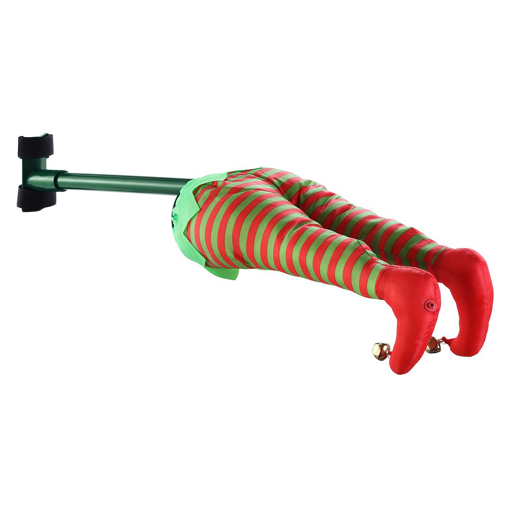 Mr Christmas 16-Inch Animated Elf Leg Kickers Christmas Tree Decor