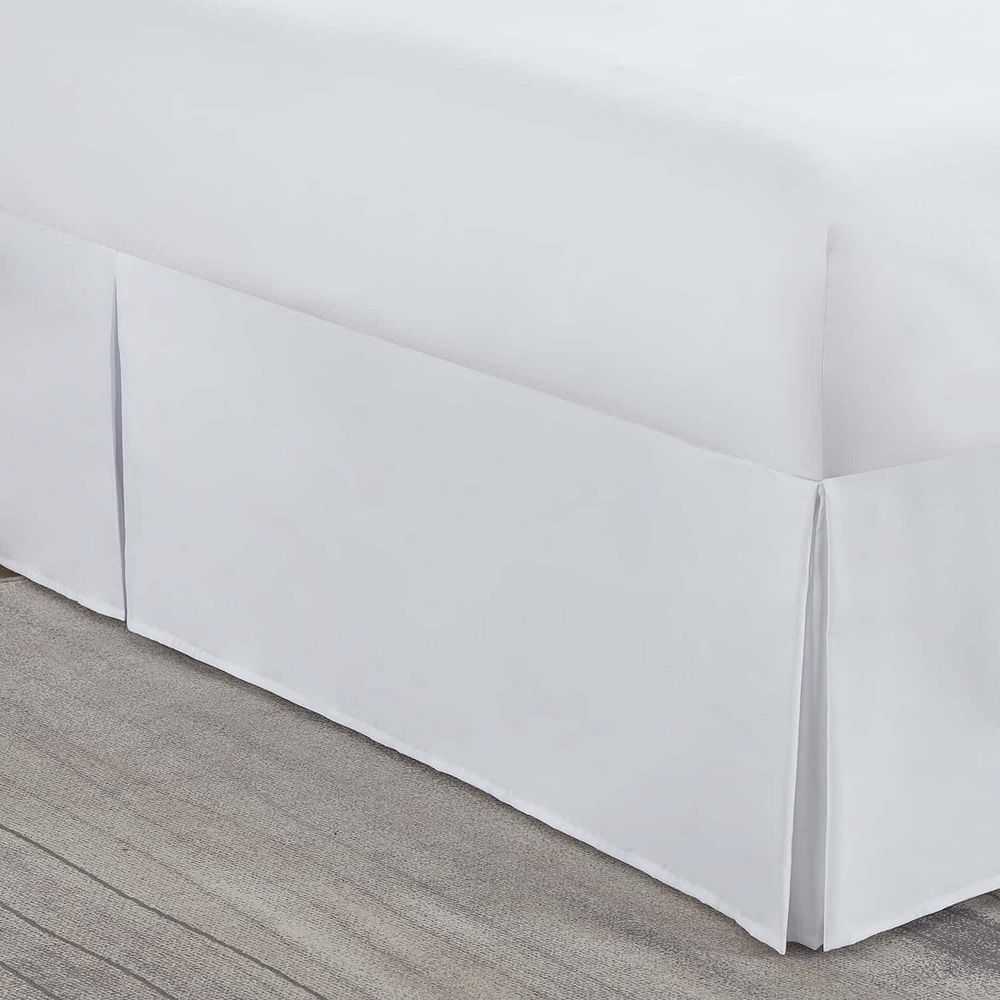 Nestl Bedding Pleated Bed Skirt - Luxury Microfiber Dust Ruffle, 14 ...