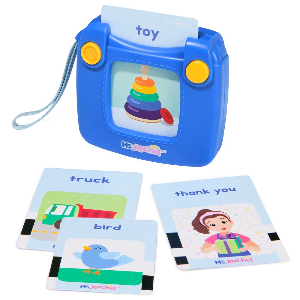 Spin Master Ms. Rachel First Words Talking Flash Cards with Electronic ...