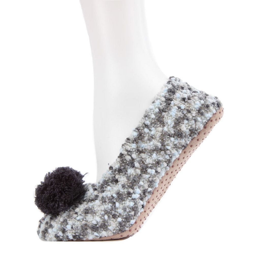 Popcorn Pom-Pom Non-Slip Slippers