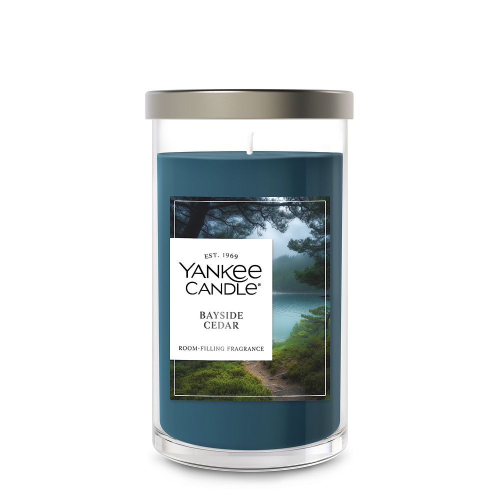 Yankee Candle® Bayside Cedar Medium Pillar Scented Candle 14.25 oz