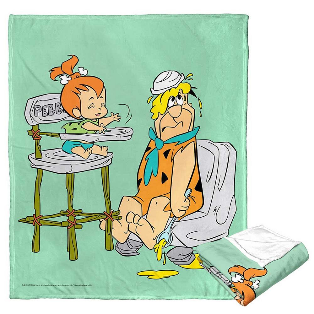 Warner Bros. The Flintstones Fatherly Love Silk Touch Throw Blanket ...