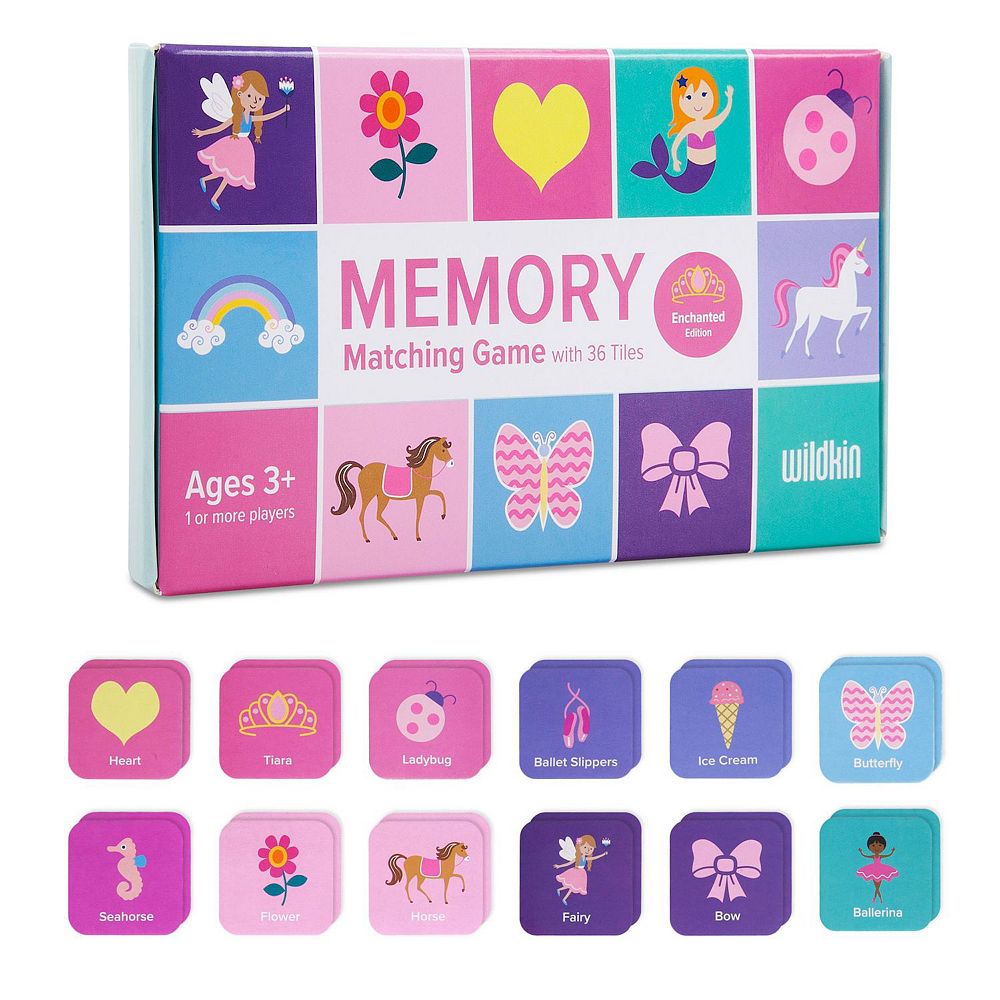 Memory Matching Game 36 pc - Enchanted Edition - 18 pairs