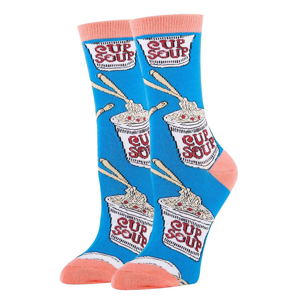 Women's Crew Socks -Cup a Soup