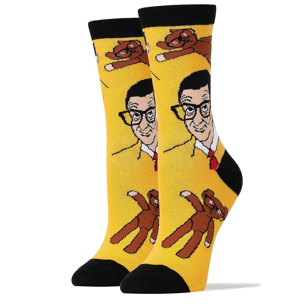 Women's Crew Socks -Mr Bean and Teddy Tan