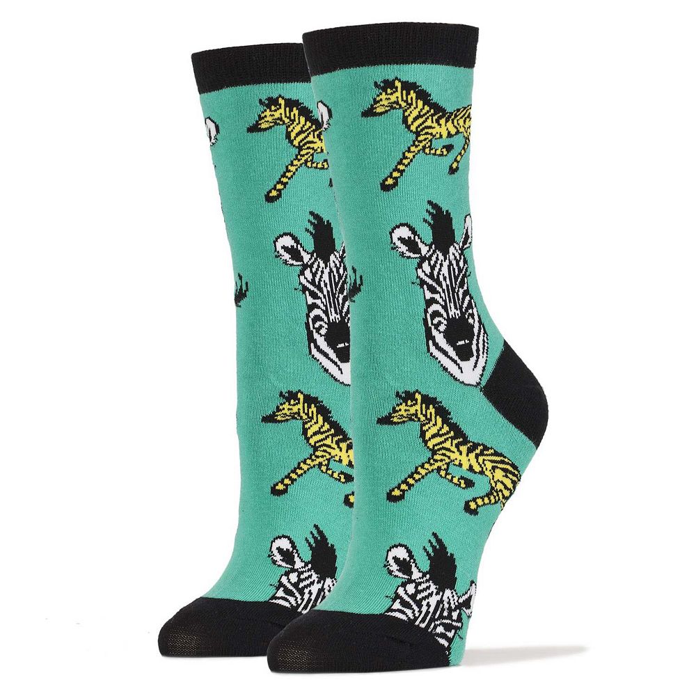 Women's Crew Socks -Its Zebras