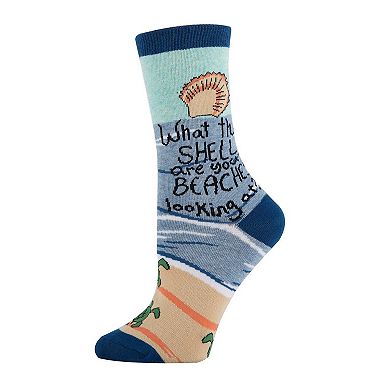 Women's Crew Socks -What The Shell