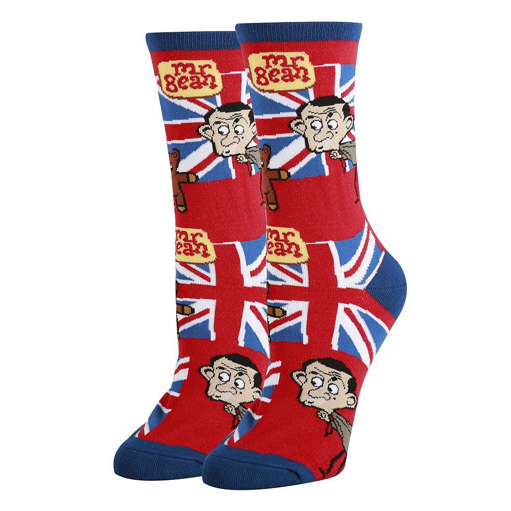 Women's Crew Socks -Hanging with Mr Bean