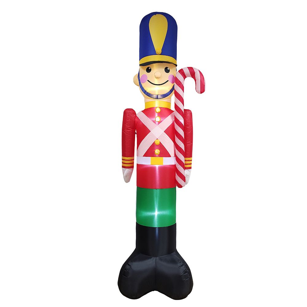 St. Nicholas Square® 10-ft. LED Inflatable Nutcracker Outdoor Decor
