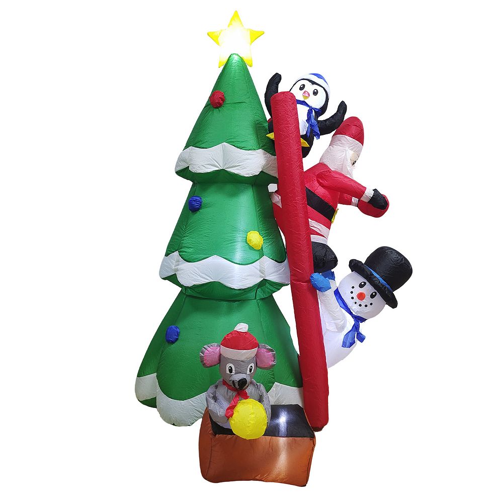 St. Nicholas Square® 6-ft. LED Inflatable Tree Decorating Outdoor Decor