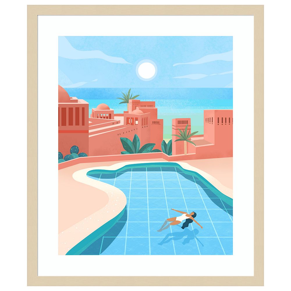 Tenerife by Petra Lizde Wood Framed Wall Art Print