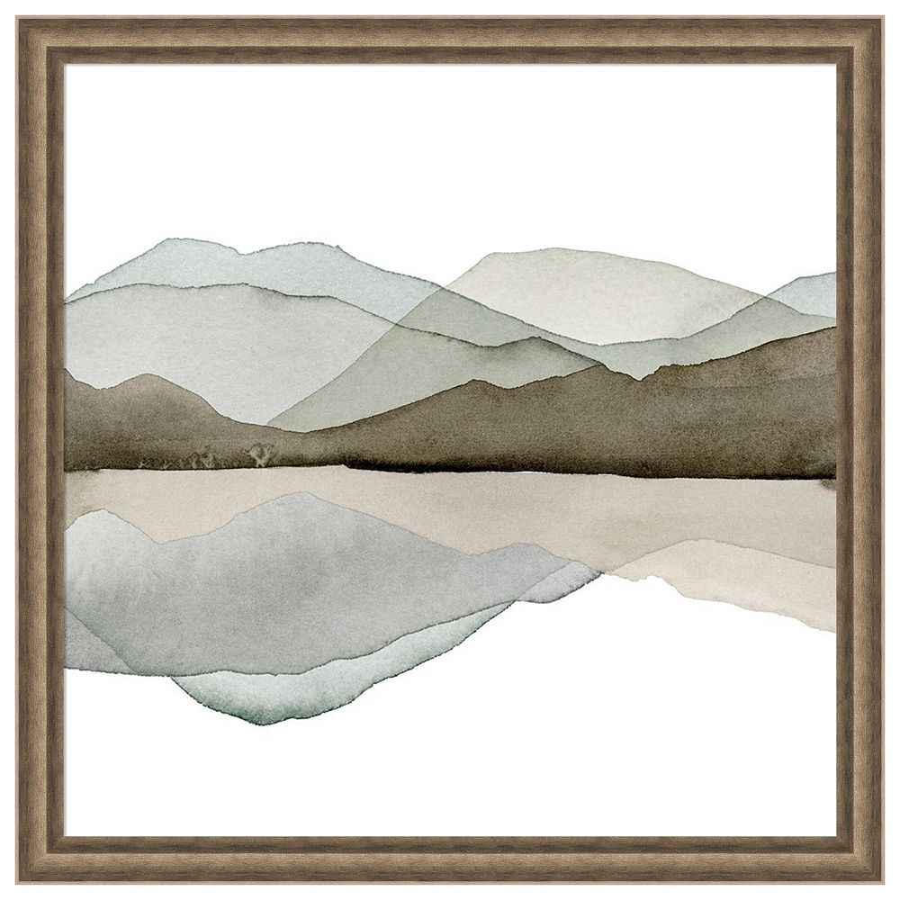 Magic Mountain II by Grace Popp Wood Framed Wall Art Print