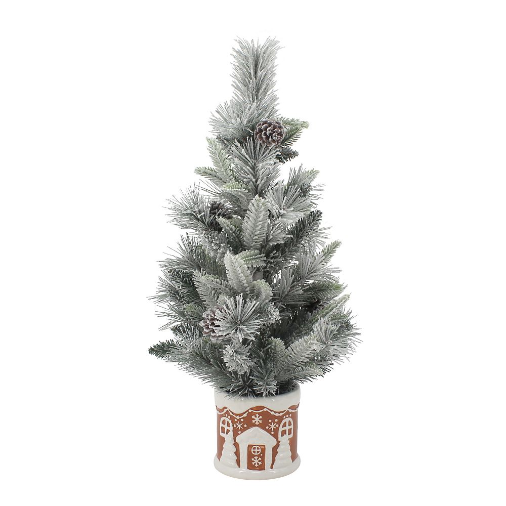 St. Nicholas Square® 26-Inch Artificial Pine Tree in Gingerbread Pot