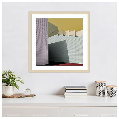Schuster - Urban Abstract by Inge Schuster Wood Framed Wall Art Print