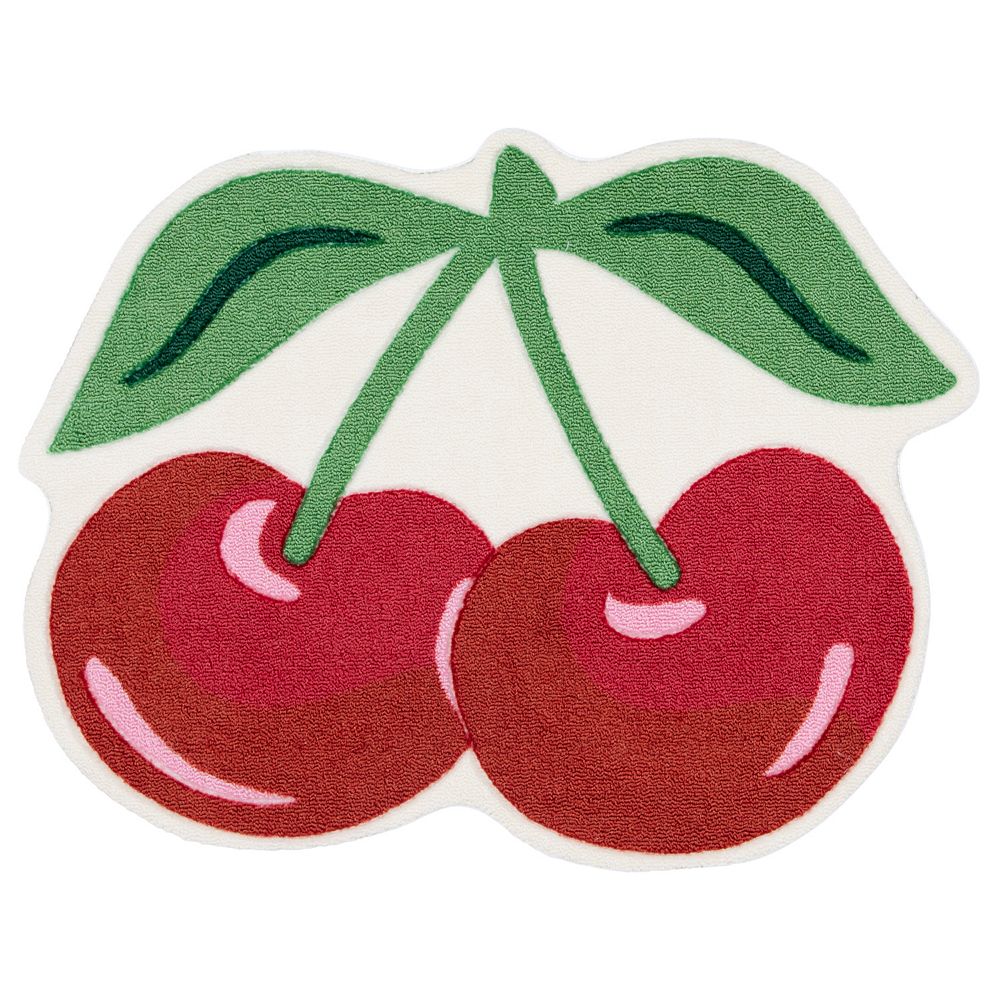 The Big One® Printed Cherry Shape Rug