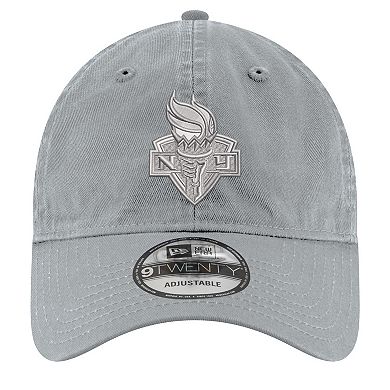 Unisex New Era Gray New York Liberty Core Tonal 9TWENTY Adjustable Hat